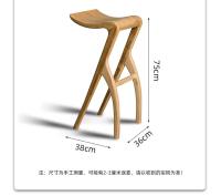 China Modern Creative Solid Wood Dining Chair for Home Furniture for sale