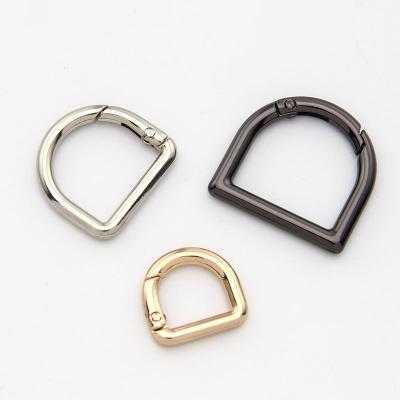 China Zinc Alloy Shape D Spring Buckle GZJX for sale