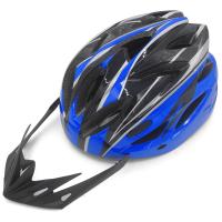 China Blue Mens Road Bike Helmet Detachable Light Mens Road Cycling Helmet for sale