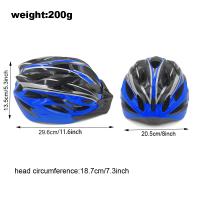 China Blue Mens Road Bike Helmet Detachable Light Mens Road Cycling Helmet for sale