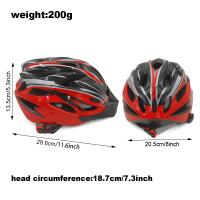 China Red Safety Road Bike Helmet MTB Helmet Outside Mountain Bike Helmets for sale