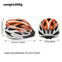 China Orange Unisex Road Cycling Helmet Bicycle Accessories Downhill Mountain Bike Helmet for sale