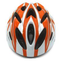 China Orange Unisex Road Cycling Helmet Bicycle Accessories Downhill Mountain Bike Helmet for sale