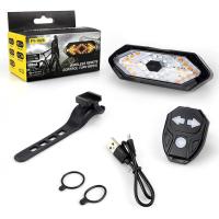 China 2KW LED Bike Light Wireless Remote Control USB Bicycle Tail Light for sale