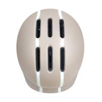 China Beige Womens Mtb Helmet Bicycle Accessories Ladies Cycle Helmet Durable for sale