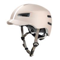 China Beige Womens Mtb Helmet Bicycle Accessories Ladies Cycle Helmet Durable for sale