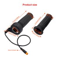 China 3PIN Ebike Full Twist Throttle 36V 48V 60V Bicycle Accessories for sale