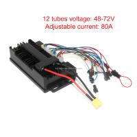 China Brushless Electric Motorcycle Speed Controller 48V 72V 80A Motorbike Controller for sale