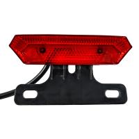 China Red Electric Bicycle Headlight 12v-36v Steering Rear Lights Ebike Conversion Kit for sale