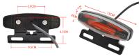 China Red Electric Bicycle Headlight 12v-36v Steering Rear Lights Ebike Conversion Kit for sale