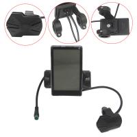 China Waterproof M5 LCD Electric Bike Display Electric Bike Parts Black for sale