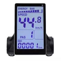 China Waterproof M5 LCD Electric Bike Display Electric Bike Parts Black for sale