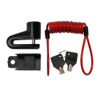 China Anti Theft Scooter Disc Brake Lock Red Black Electric Scooter Accessories for sale
