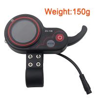 China ZQ-100 Six Pin Electric Scooter Display Three Speed E Scooter Digital Display for sale