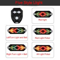 China Remote Control Bicycle Tail Light 900mAh Rechargeable Bike Rear Light for sale