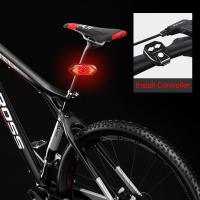 China Remote Control Bicycle Tail Light 900mAh Rechargeable Bike Rear Light for sale