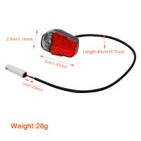 China Max G30D Electric Scooter Rear Light ABS Electric Scooter Brake Light for sale
