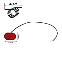 China 47cm Mi4 Electric Scooter Rear Light ABS Brake Light For Scooty for sale