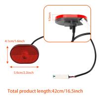 China 42cm 16.5inch Scooter LED Tail Lights Mi4 Xiaomi Scooter Back Light for sale
