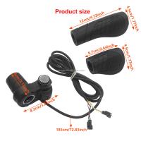 China ABS Electric Scooter Twist Throttle Half Bar Throttle With Electric Lock for sale