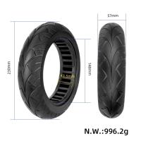 China Black 10 Inch Electric Scooter Tires Rubber Ninebot Scooter Tyre for sale