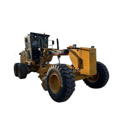 China Catpillar Used CAT140H Grader 90% New Mitsubishi Engine Kawasaki Hydraulic Valves for sale