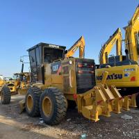 China Catpillar Used CAT140H Grader 90% New Mitsubishi Engine Kawasaki Hydraulic Valves for sale