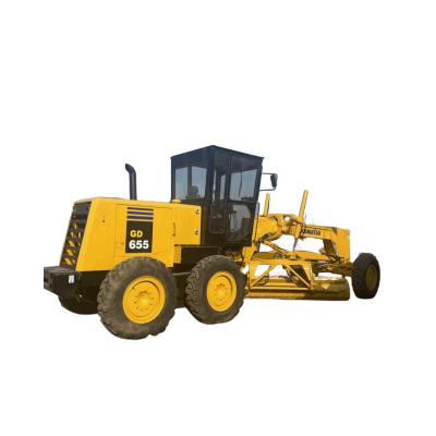 China Used Komatsu GD655 Grader with Engine High Efficiency 1 Year Warranty for sale