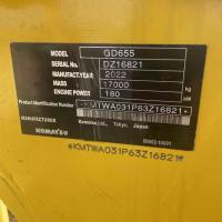 China Used Komatsu GD655 Grader with Engine High Efficiency 1 Year Warranty for sale