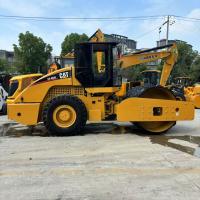 China Second-hand Roller CAT CS683E USED ROAD ROLLERS Sell for sale