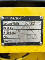 China Second hand Bomag mini road roller for sale