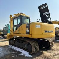 China Good Condition Renovated Used Digger Komatsu PC160  Hydraulic Crawler Used Excavators for sale