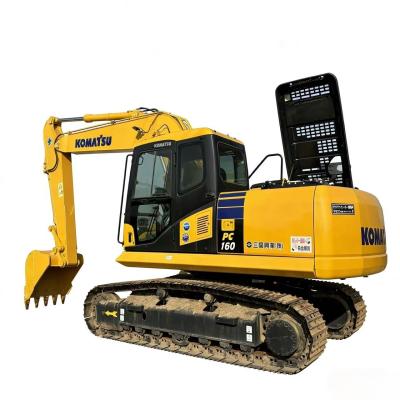China Good Condition Used Digger Komatsu PC160  Hydraulic Crawler Used Excavators for sale