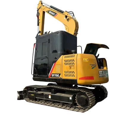 China Used Digger Sany SY75C Hydraulic Crawlerl Used Excavator SANY SY75C for sale