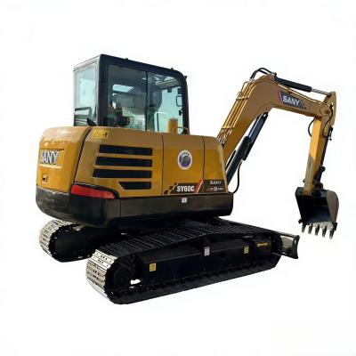 China Used Digger Sany SY60C Hydraulic Crawler Used Excavator SANY SY60C for sale