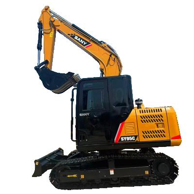 China Used Digger Sany SY95C Hydraulic Crawler Used Excavator for sale