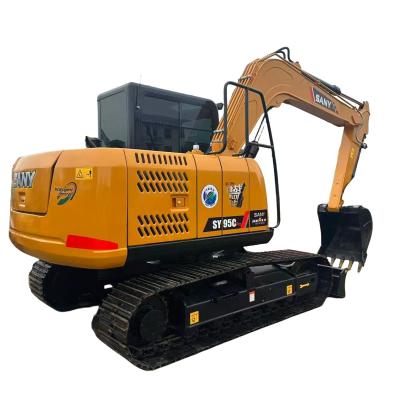 China Used Digger Sany SY95C Hydraulic Crawler Used Excavator for sale