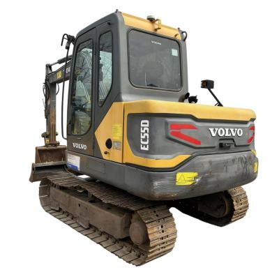 China Wholesale Used Digger Second Hand Volvo EC55D Hydraulic Crawler Used Excavators for sale