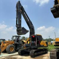 China Used Digger Volvo 220  Hydraulic Crawler Used Excavators for sale