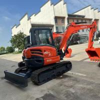 China Used Kubota  U55-4 mini cralwer excavator for sale