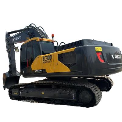 China VOLVO EC300 Used Excavator 30 Tons Secondhand Construction Excavator in Stock Good Condition Low Hours for sale