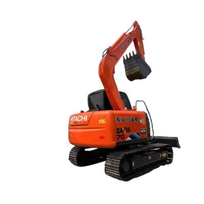 China 7TON Used Excavators HITACHI ZAXIS 70 Used Digger Bearing Core Component Excavator Good Condition for sale
