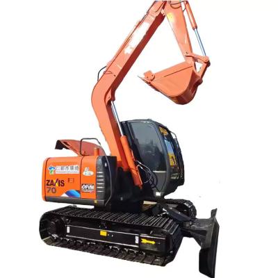 China 7TON Used Excavators HITACHI ZAXIS 70 Used Digger Bearing Core Component Excavator Good Condition for sale