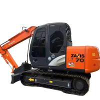 China 7TON Used Excavators HITACHI ZAXIS 70 Used Digger Bearing Core Component Excavator Good Condition for sale