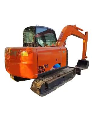 China 6TON Used Excavators HITACHI ZAXIS 60 Used Digger Bearing Core Component Excavator Good Condition for sale