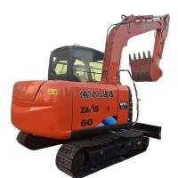 China 6TON Used Excavators HITACHI ZAXIS 60 Used Digger Bearing Core Component Excavator Good Condition for sale