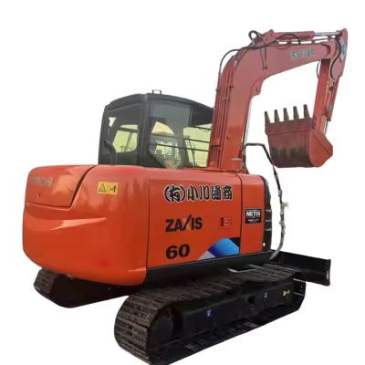 China 6TON Used Excavators HITACHI ZAXIS 60 Used Digger Bearing Core Component Excavator Good Condition for sale