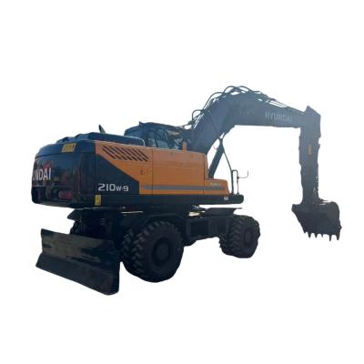 China Second hand  Hyundai 210w-9  wheel excavator for sale