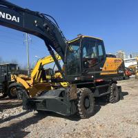 China Second hand  Hyundai 210w-9  wheel excavator for sale