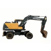 China Used Digger HYUNDAI  150W-VS Hydraulic Crawler Used Wheel  Excavators for sale